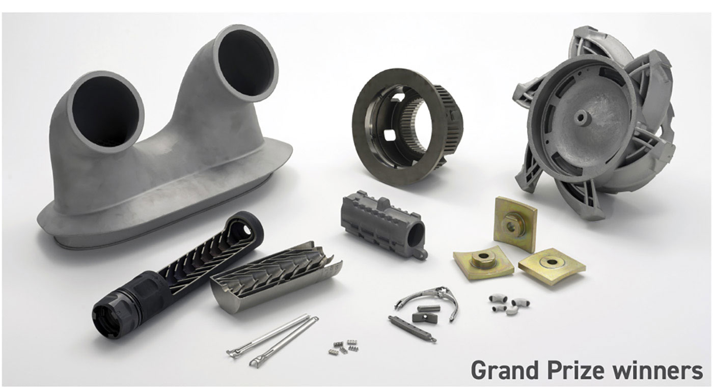 Award-winning metal AM parts from the MPIF's 2024 Design Excellence Awards
